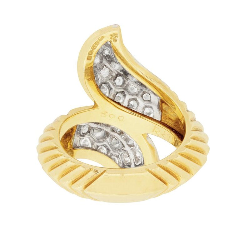 Kutchinsky Diamond Ring, Hallmarked 1990 For Sale (Free Shipping) at ...
