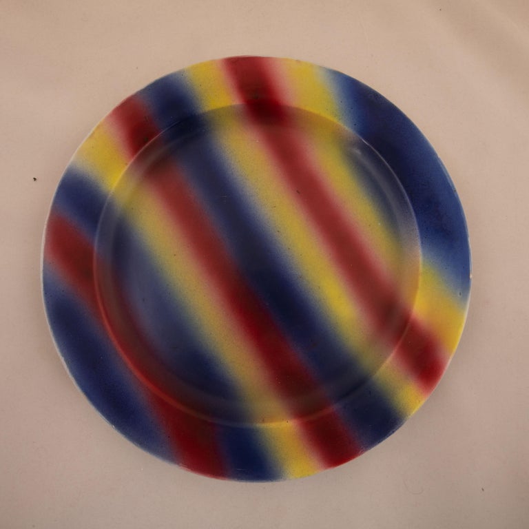 Kuznetsov Ceramic Plate, Rare Abstract Design Russia, Early 20th ...