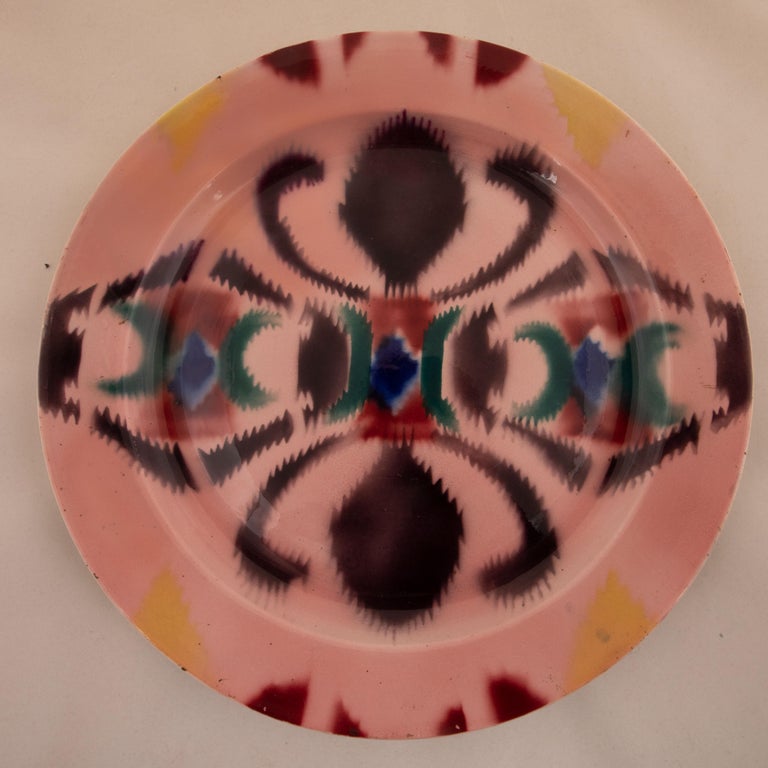 Kuznetsov Ceramic Plate, Rare Design, Russia, Early 20th Century For ...