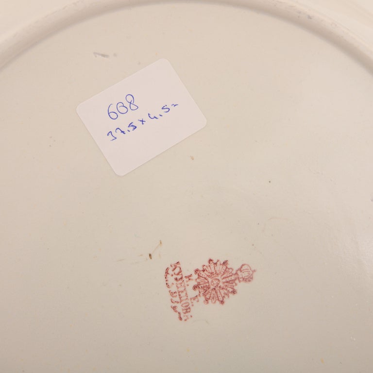 Kuznetsov Ceramic Plate, Rare Design, Russia, Early 20th Century For ...