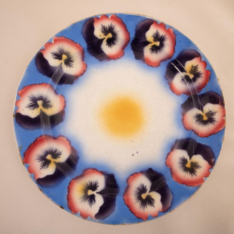 Kuznetsov Ceramic Plate, Russia, Early 20th Century For Sale at 1stDibs