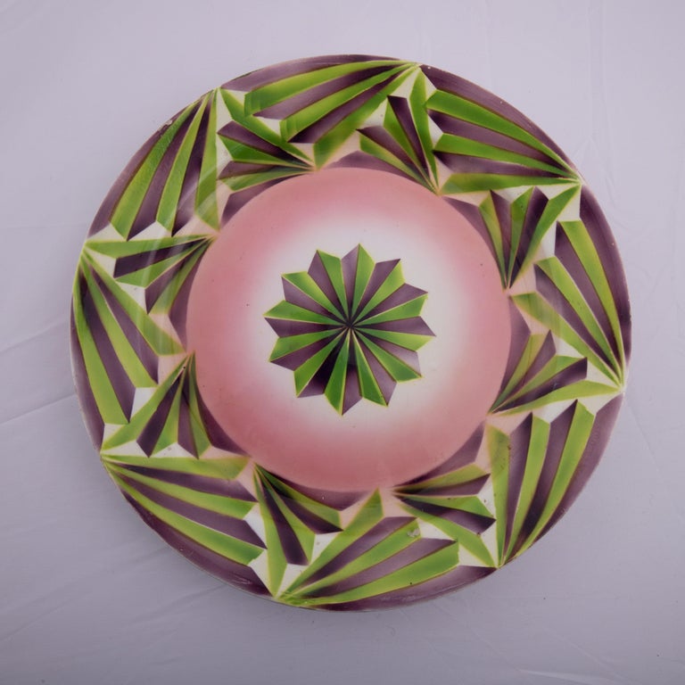 Kuznetsov Ceramic Plate, Russia, Early 20th Century For Sale at 1stDibs