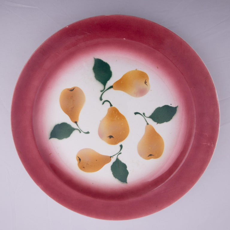 Kuznetsov Ceramic Plate, Russia, Early 20th Century For Sale at 1stDibs