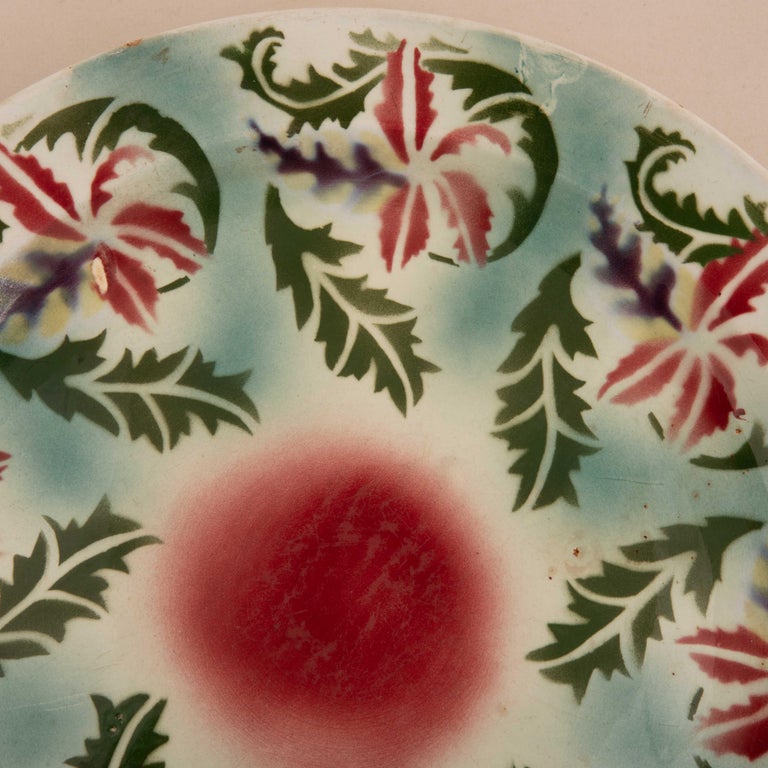 Kuznetsov Ceramic Plate, Russia, Early 20th Century For Sale at 1stDibs