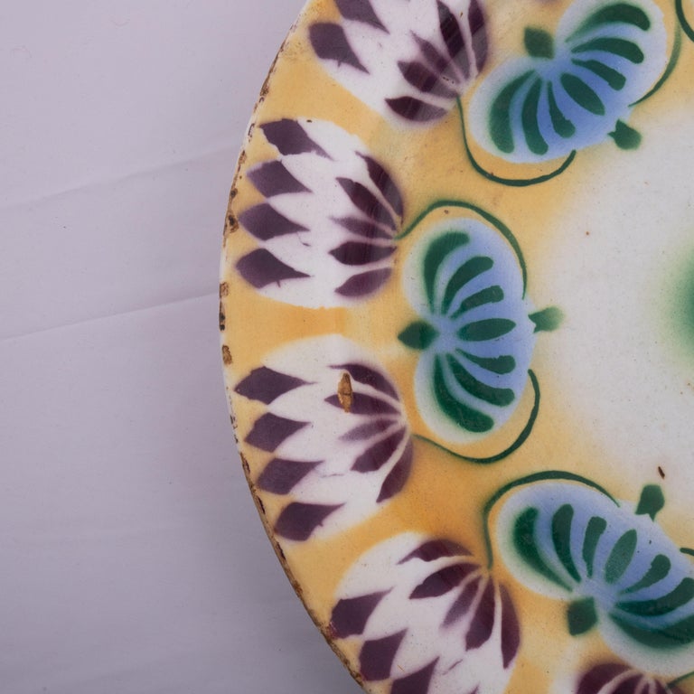 Kuznetsov Ceramic Plate, Russia, Early 20th Century For Sale at 1stDibs