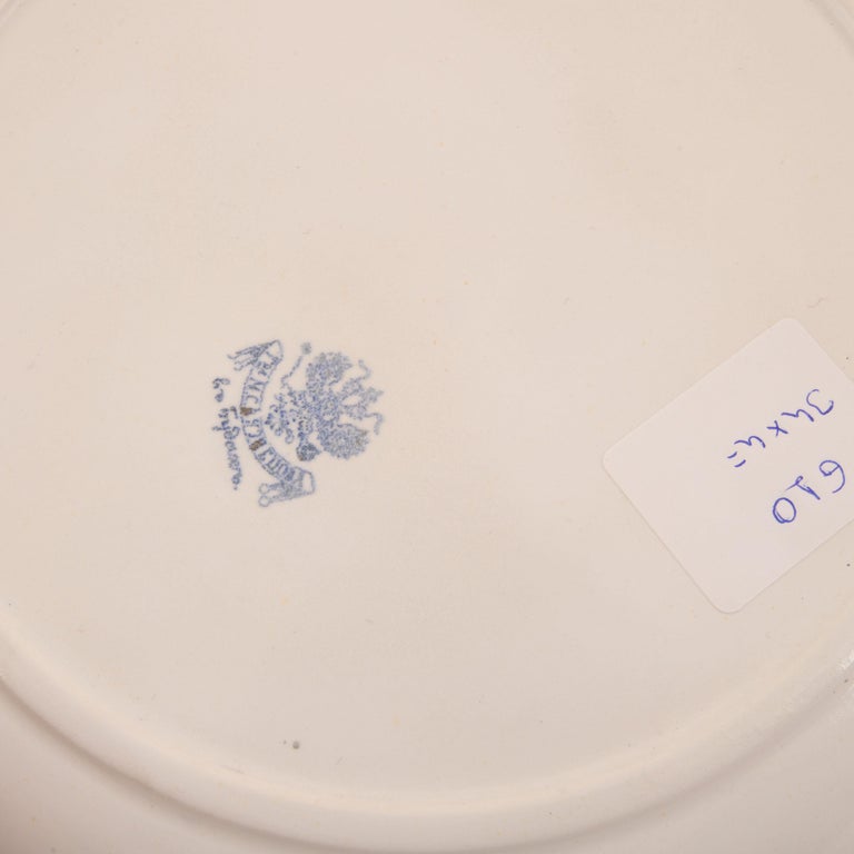 Kuznetsov Ceramic Plate, Russia, Early 20th Century For Sale at 1stDibs