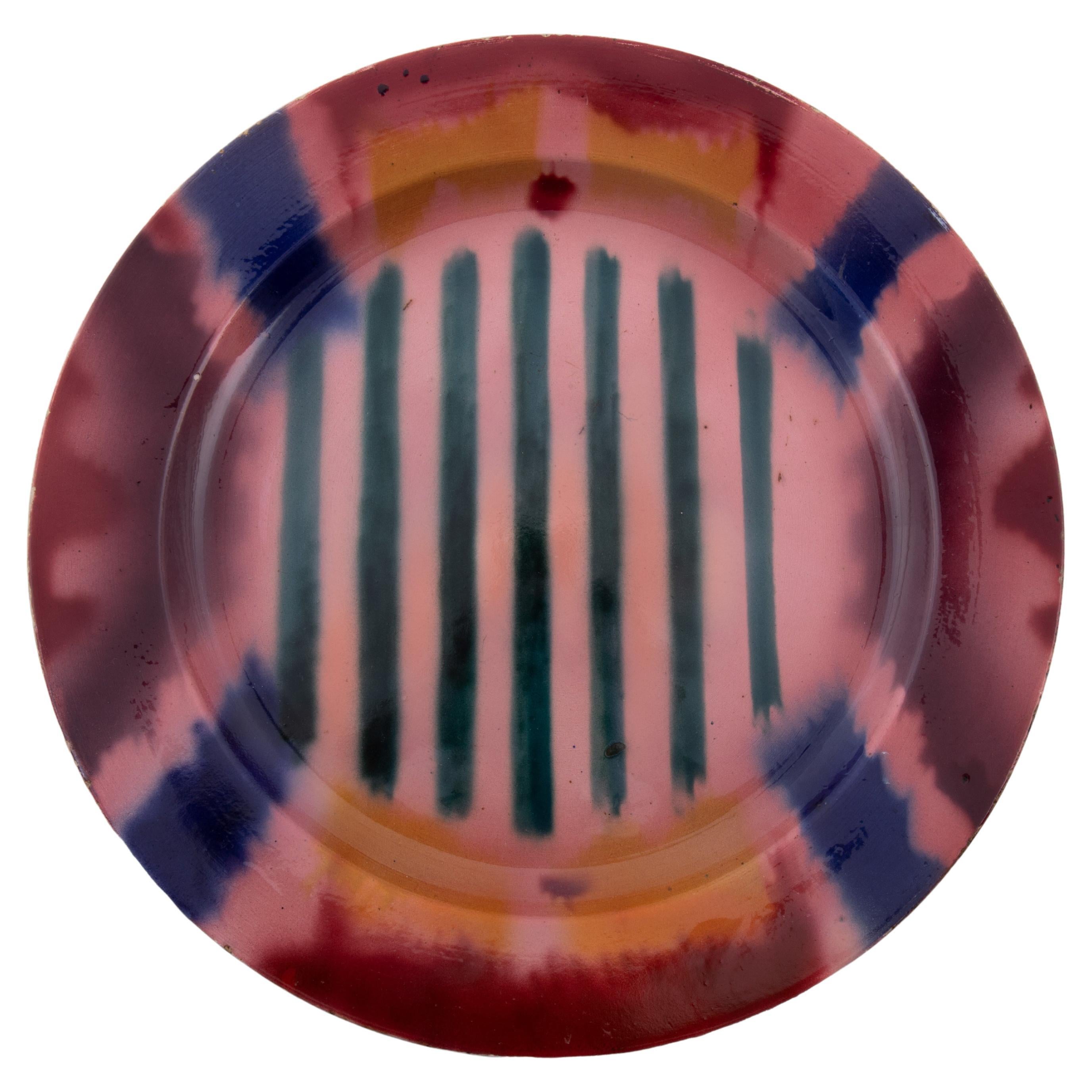 Kuznetsov Ceramic Plate, Russia, Early 20th Century For Sale at 1stDibs
