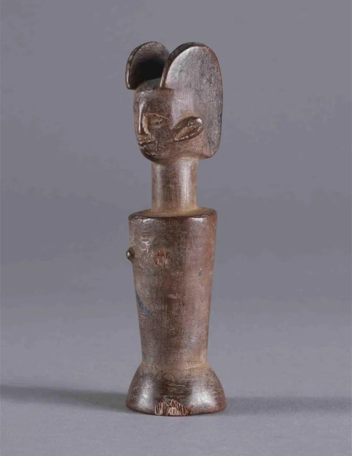 Kwere Miniature Figure, "Mwana Hiti", Carved Wood, Kwere People ...