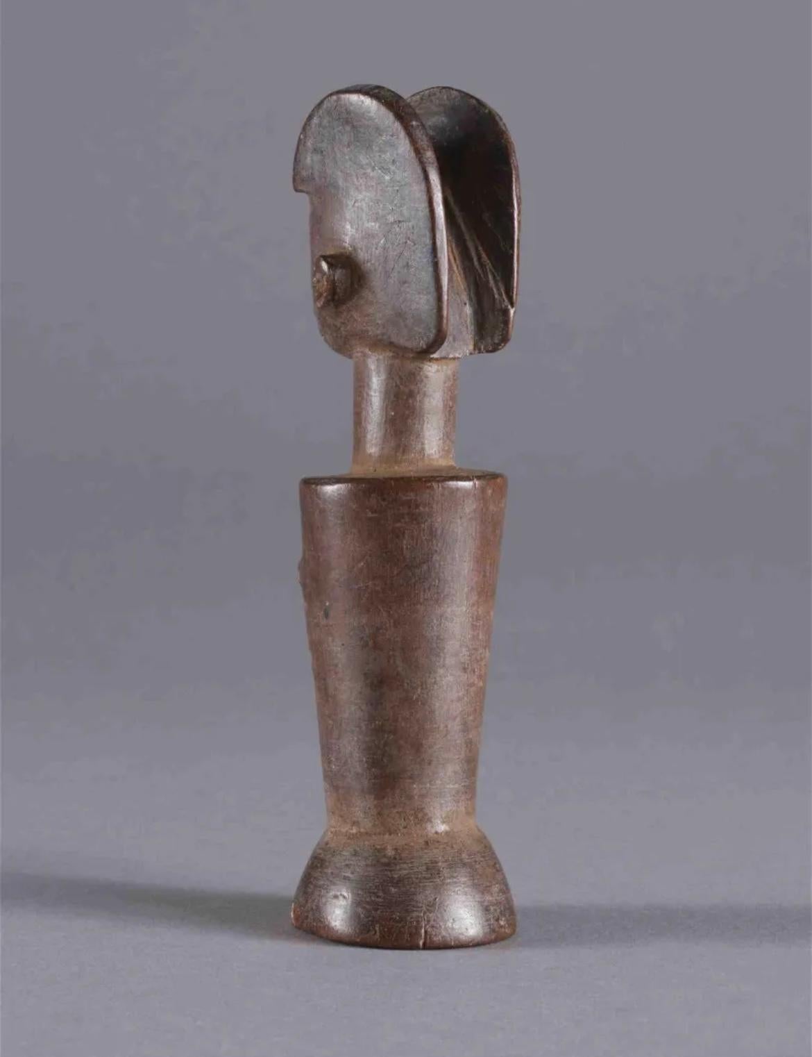 Kwere Miniature Figure, "Mwana Hiti", Carved Wood, Kwere People ...