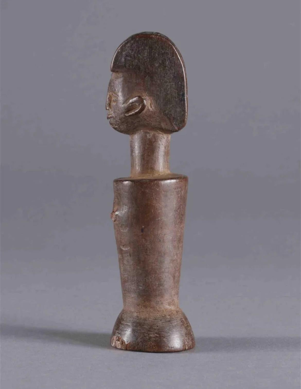 Kwere Miniature Figure, "Mwana Hiti", Carved Wood, Kwere People ...