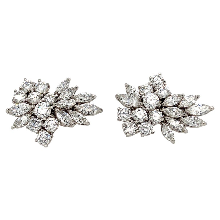 8 Carat Diamond Earrings