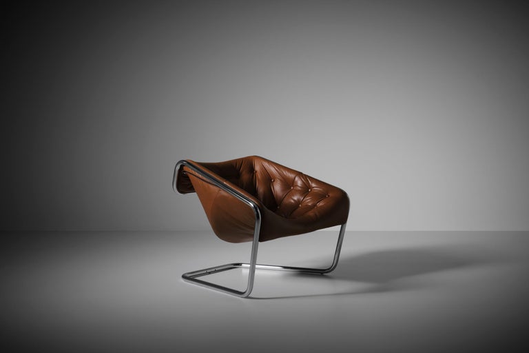 Kwok Hoi Chan ‘Boxer’ Lounge Chair for Steiner, France, 1970s For Sale ...