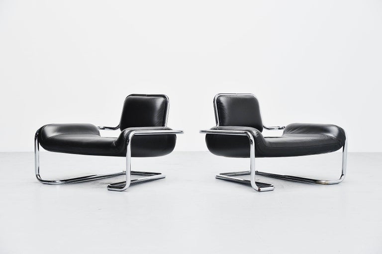Kwok Hoi Chan Limande Lounge Chairs Steiner, France, 1971 at 1stDibs ...