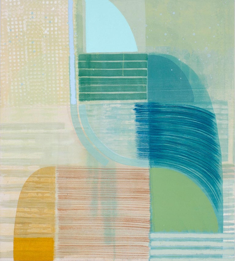 Ky Anderson - Ky Anderson "Star School 21.4" - Abstract Geometric Oil ...