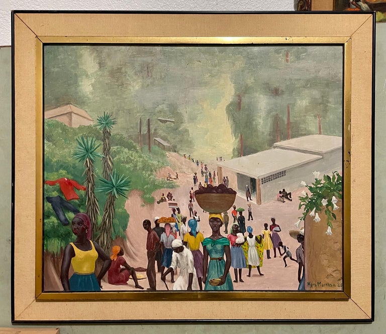 Kyra Markham - Oil Painting WPA Woman Artist Kyra Markham Haitian ...