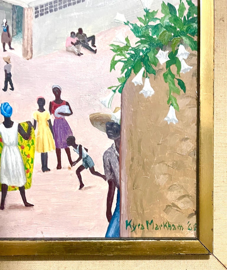 Kyra Markham - Oil Painting WPA Woman Artist Kyra Markham Haitian ...