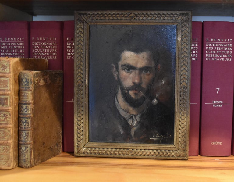 Léon Tanzi - Léon Tanzi (1846-1913) Portrait of a bearded man with a ...