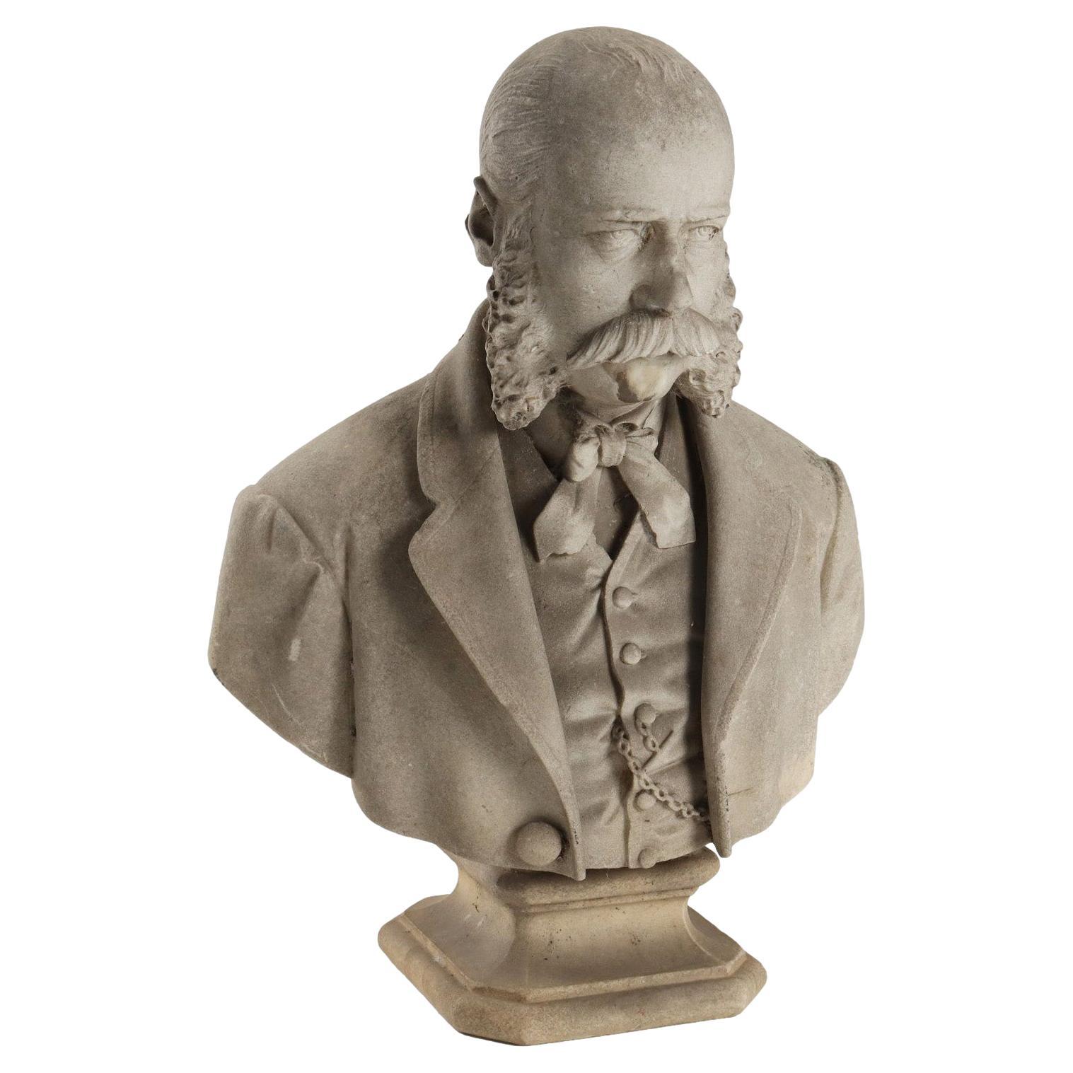 19th Century Italian Bust of Dante’s Beatrice Marble and Alabaster For ...