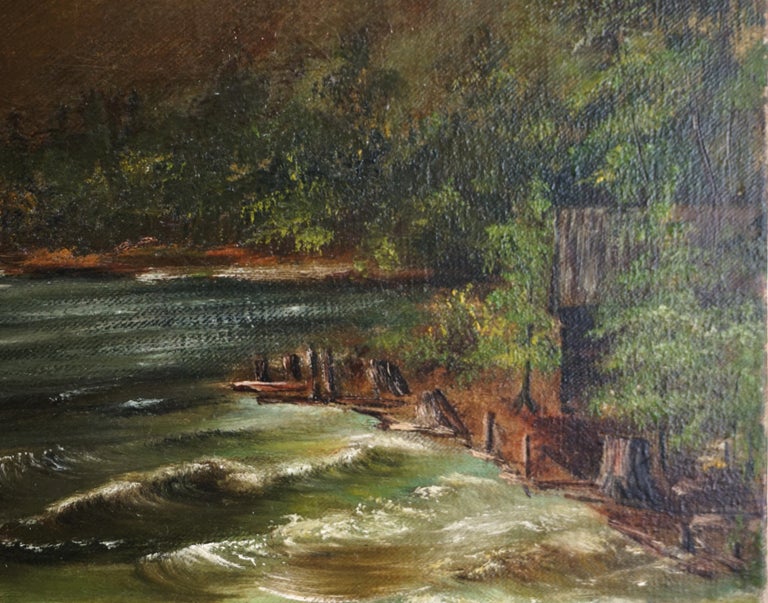 L. Fitzpatrick - Early 20th Century Mountain Lake Landscape For Sale at ...