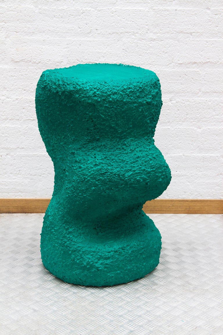 L, Side Table, Contemporary Design, Deep Green, Functional Sculpture ...