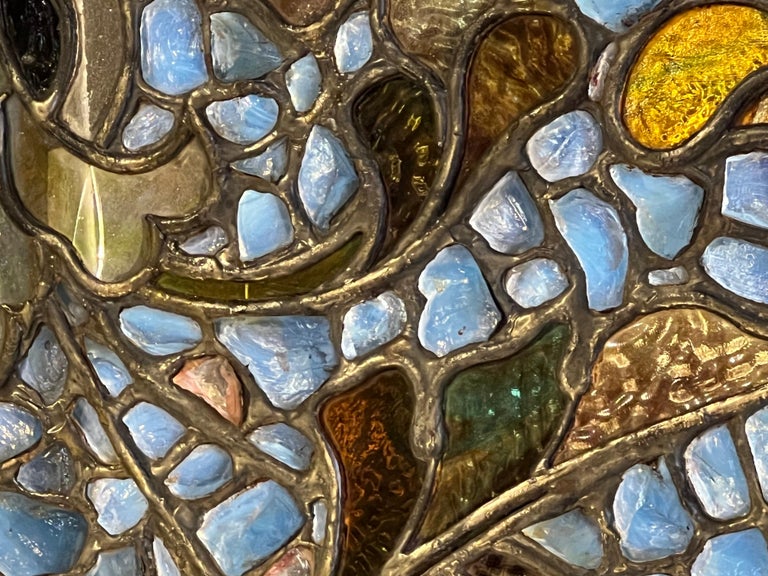 La Farge Rare monumental Leaded Art Glass Wondow For Sale at 1stDibs