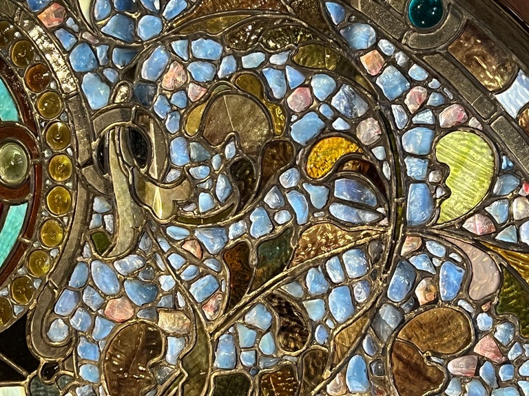 La Farge Rare monumental Leaded Art Glass Wondow For Sale at 1stDibs
