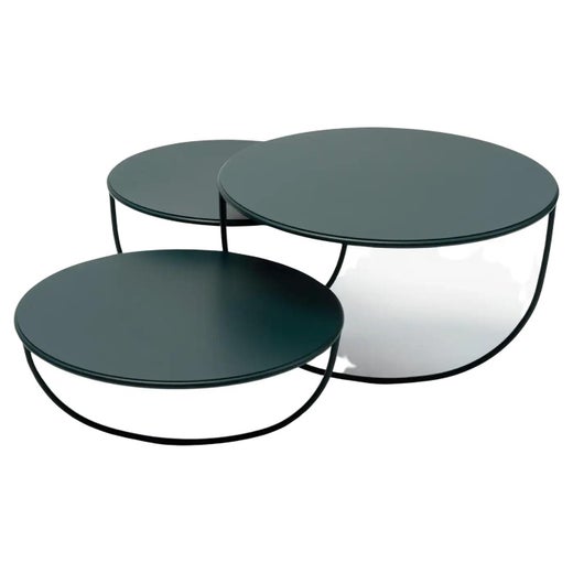 Customizable Nendo High Ribbon Stool in Sheet Metal with Matte Lacquer ...