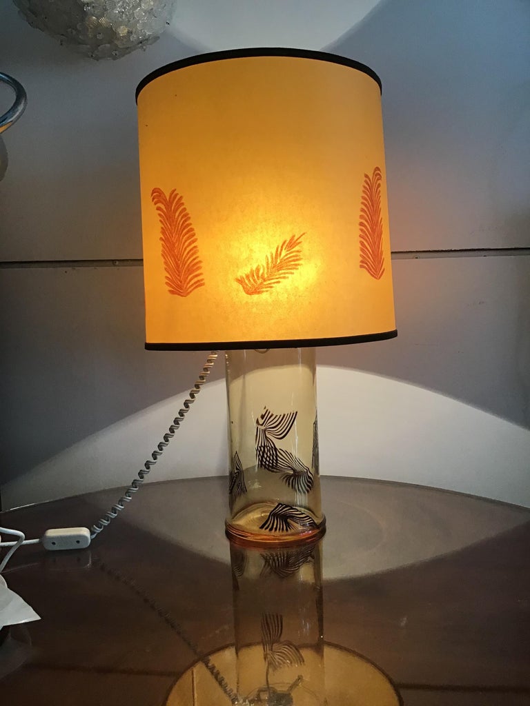 La Murrina "Lino Tagliapietra" Table Lamp 1972 Murano Glass Brass ...