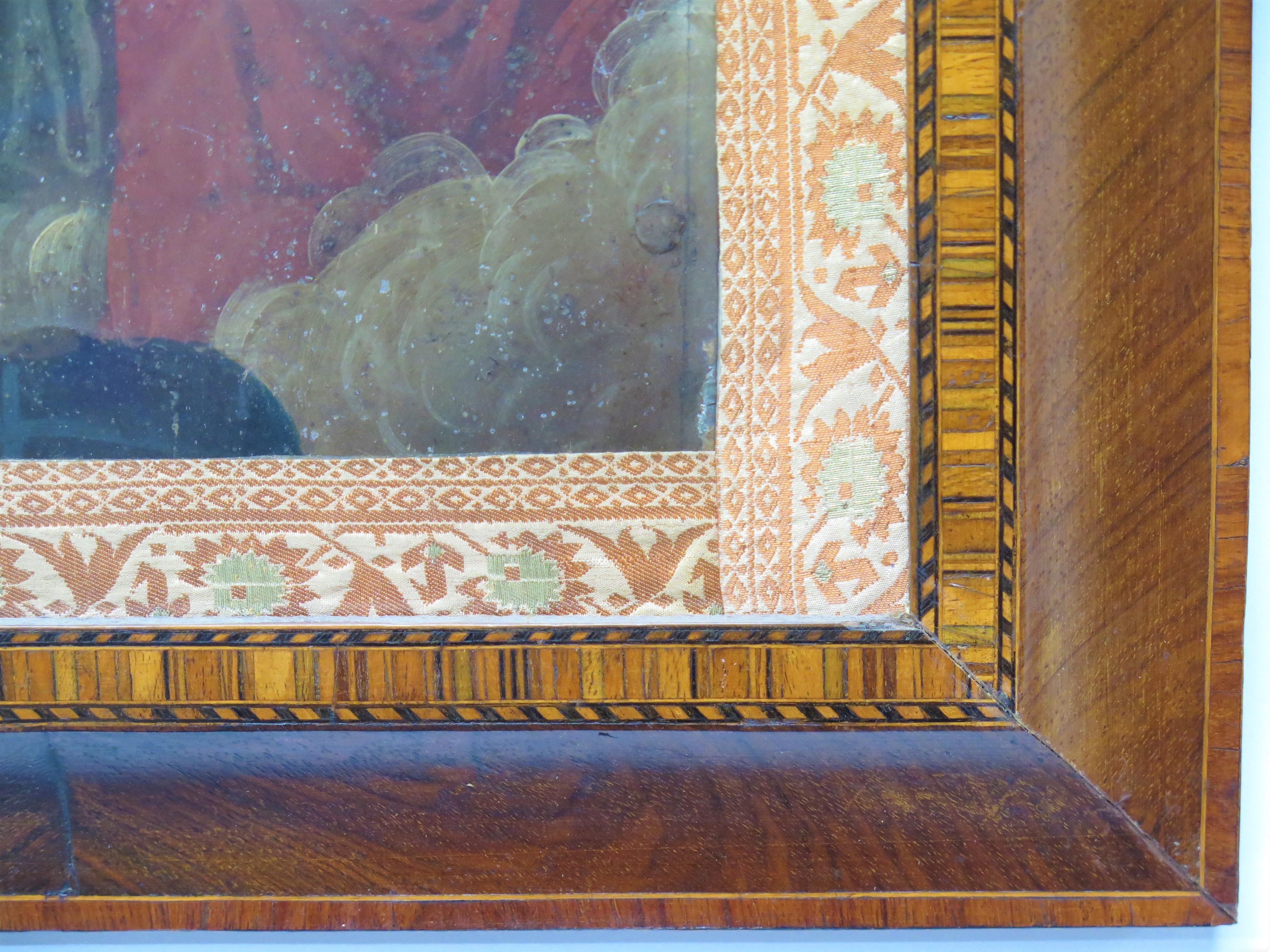 "La Santísima Trinidad" (The Holy Trinity) Oil on Tin Retablo at 1stDibs