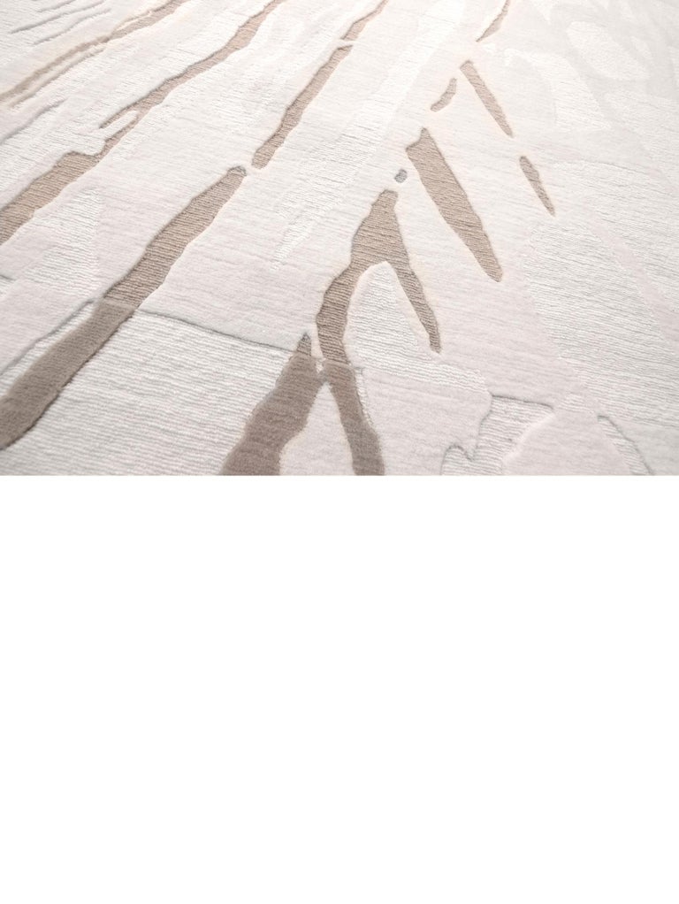 La Scala Blanca Hand Knotted Rug by Eskayel For Sale at 1stDibs