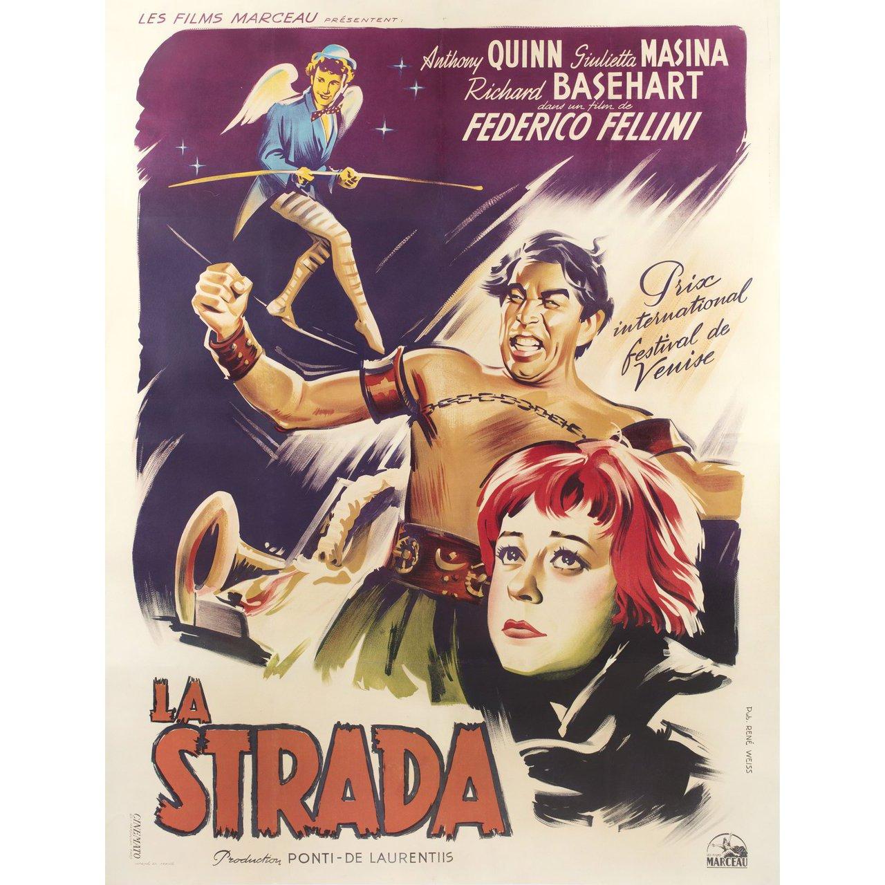 La Strada R1960s French Grande Film Poster For Sale at 1stDibs