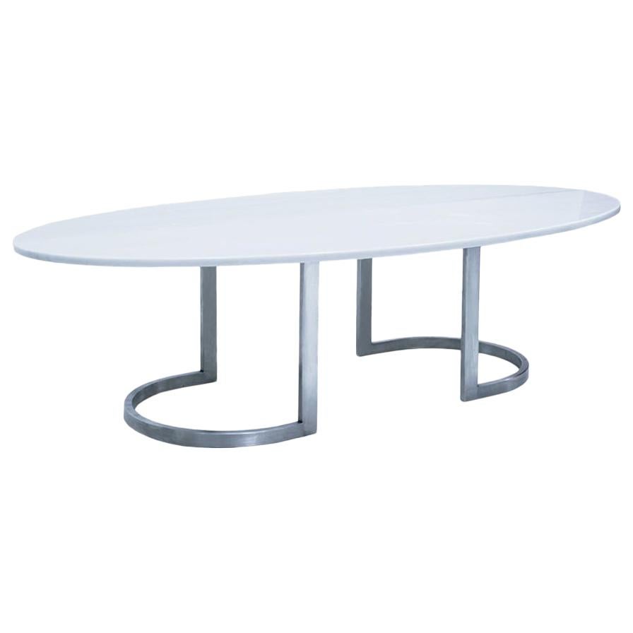 Contemporary Modern Robusta Marble Center Table by Caffe Latte For Sale ...