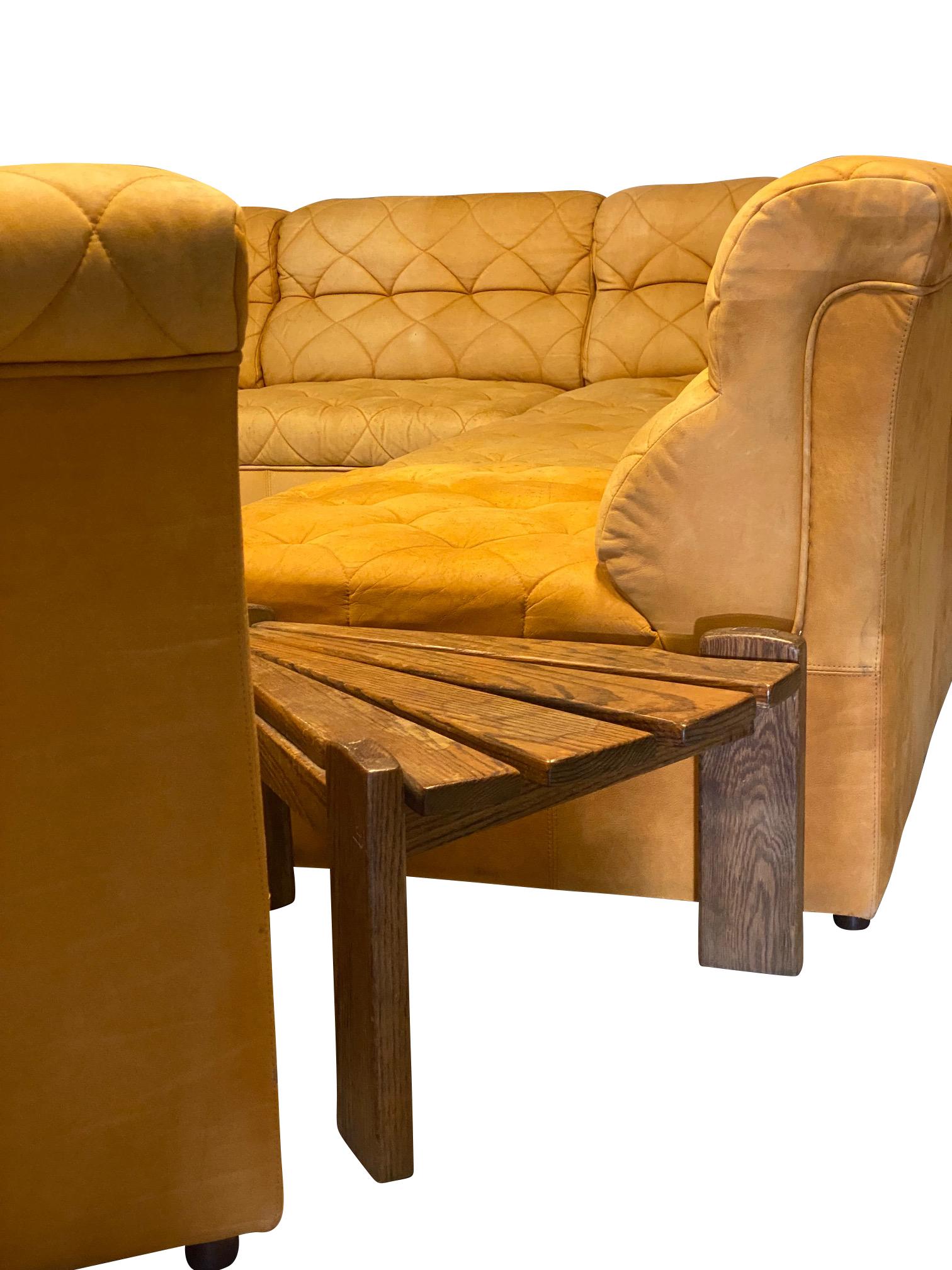 Laauser 6-Piece Modular Tufted Leather Sofa, Germany, 1970s For Sale at ...