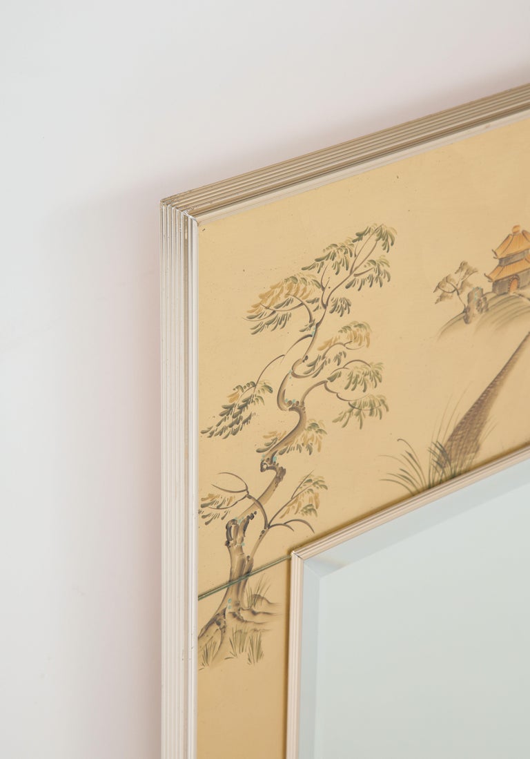 LaBarge Gold Leaf Eglomise Mirror For Sale at 1stDibs