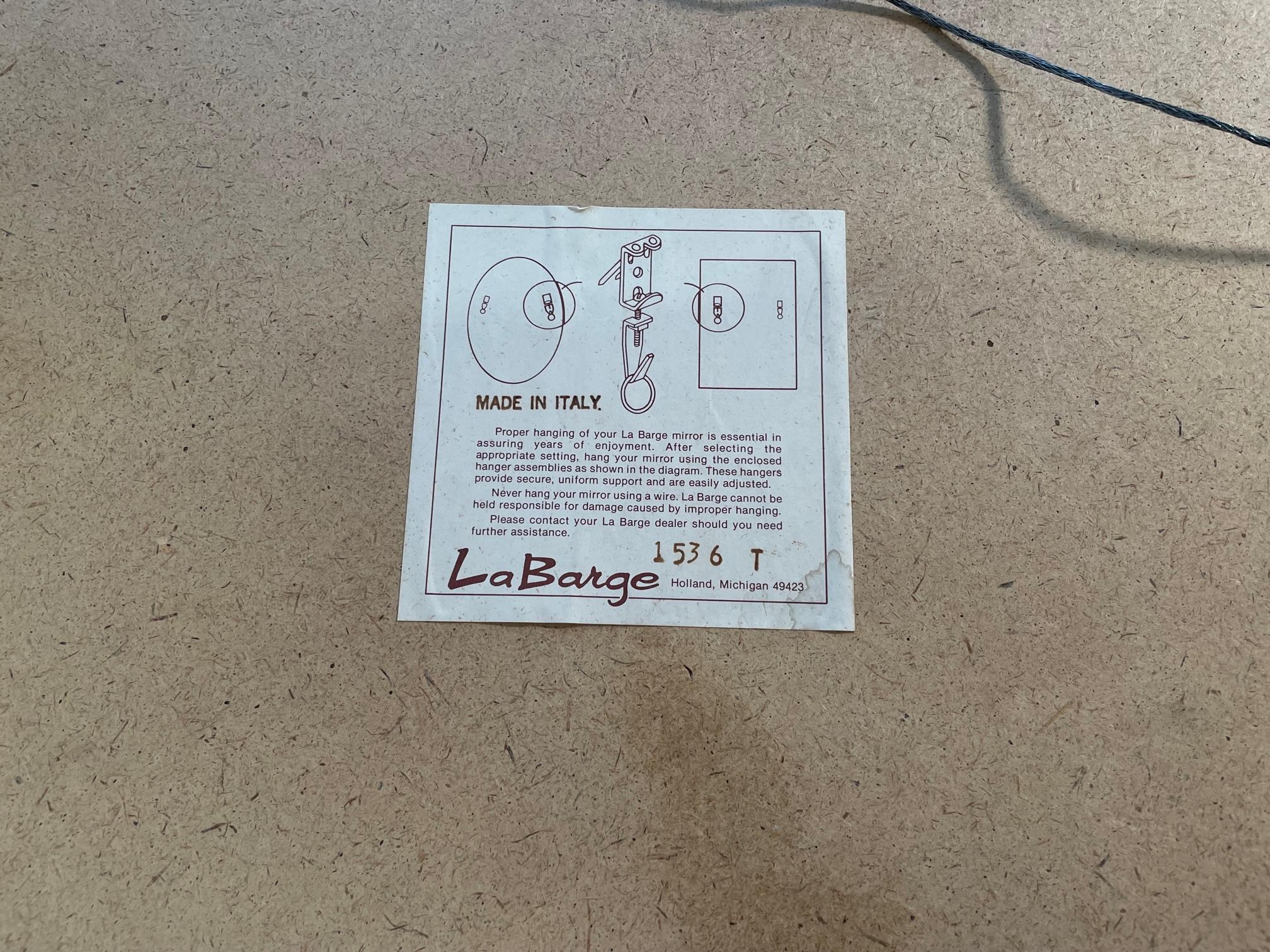 Labarge Italian Pierce Carved Giltwood Console Wall Mirror at 1stDibs