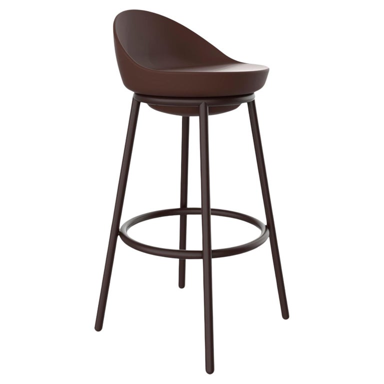Lace Chocolate Stool by Mowee For Sale at 1stDibs