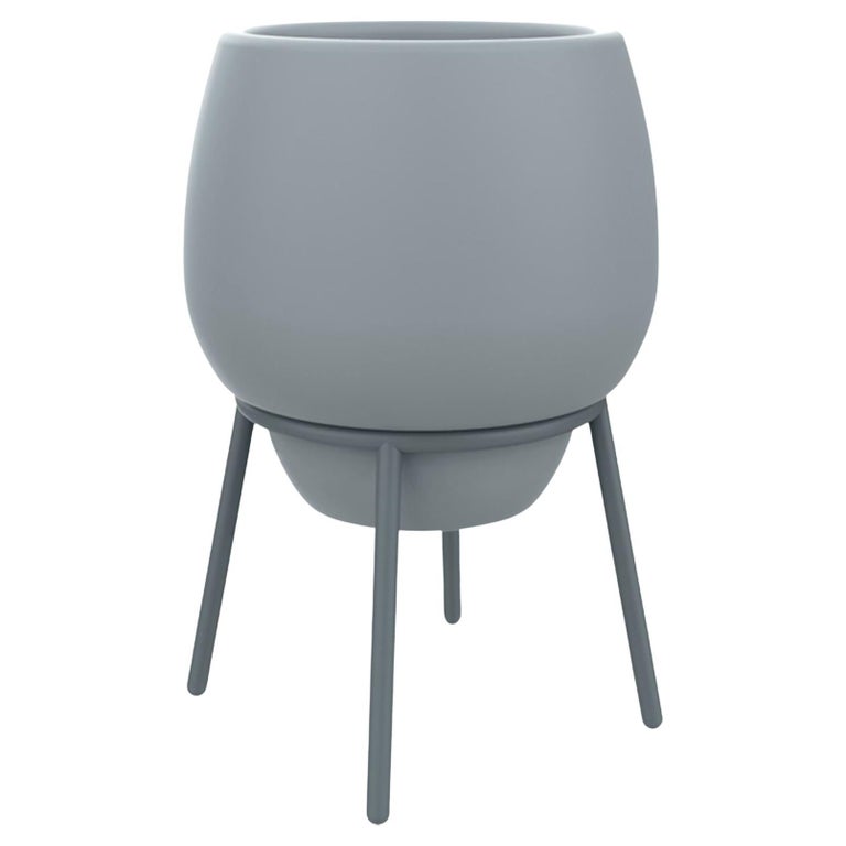 Lace Grey 50 Low Pot by Mowee For Sale at 1stDibs