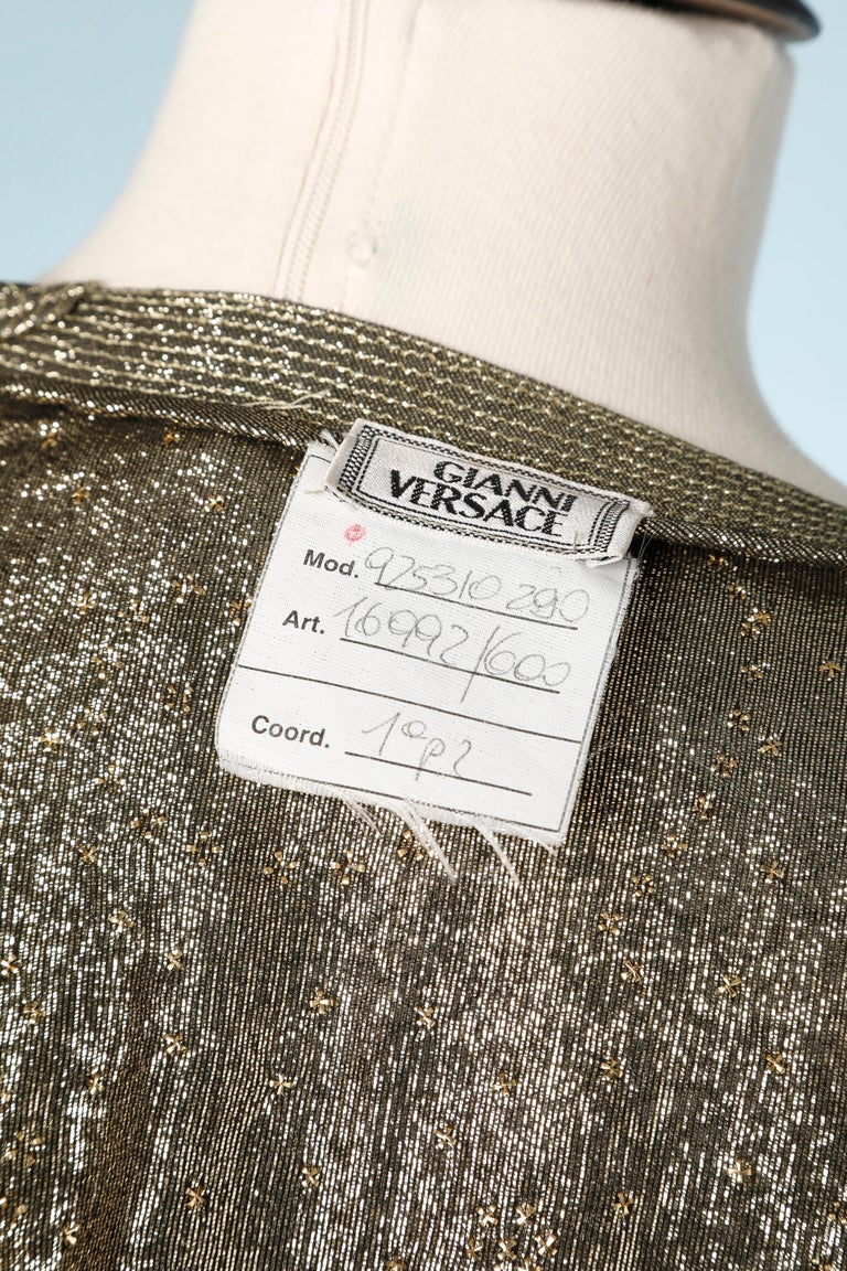 Lace overlay pants and blouse set Gianni Versace For Sale at 1stDibs ...