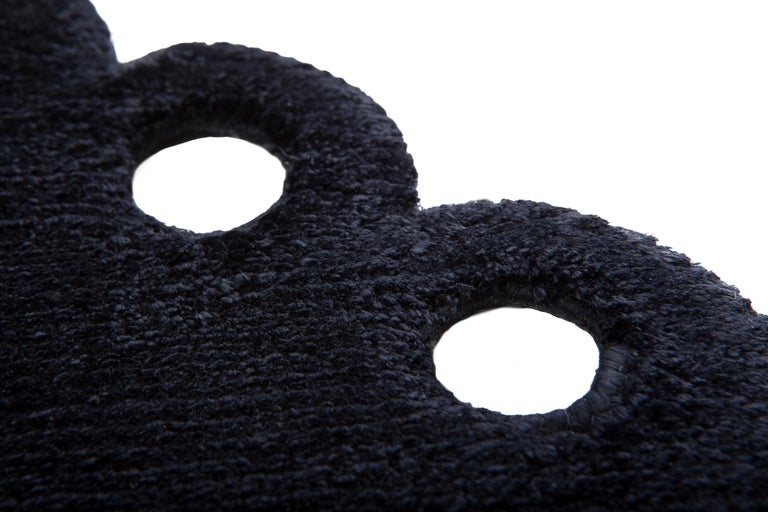 Lace with a Carpet Face Carpet, Hand Knotted in Silk, 100 Kpi, Nika ...