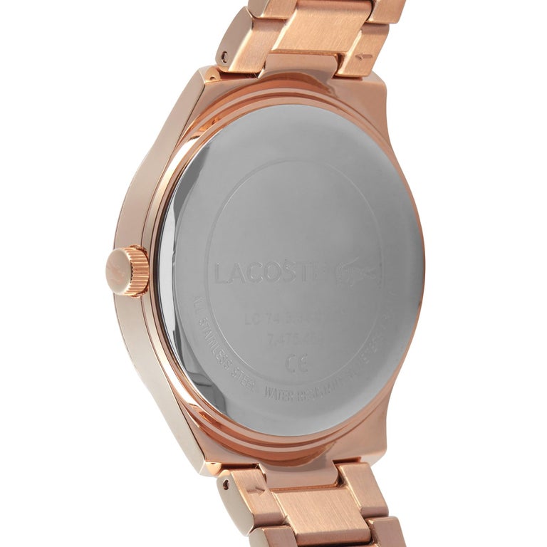 Lacoste Victoria Rose Gold-Tone Stainless Steel Watch 2001015 at 1stDibs
