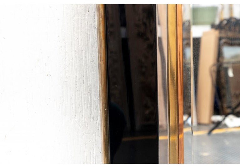 Lacquer And Mixed Metal Mirror By Alain Delon For Maison Jansen 1970’s ...