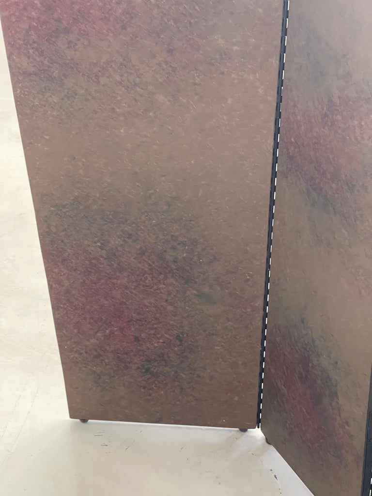 Lacquered 4 Panel Screen For Sale at 1stDibs