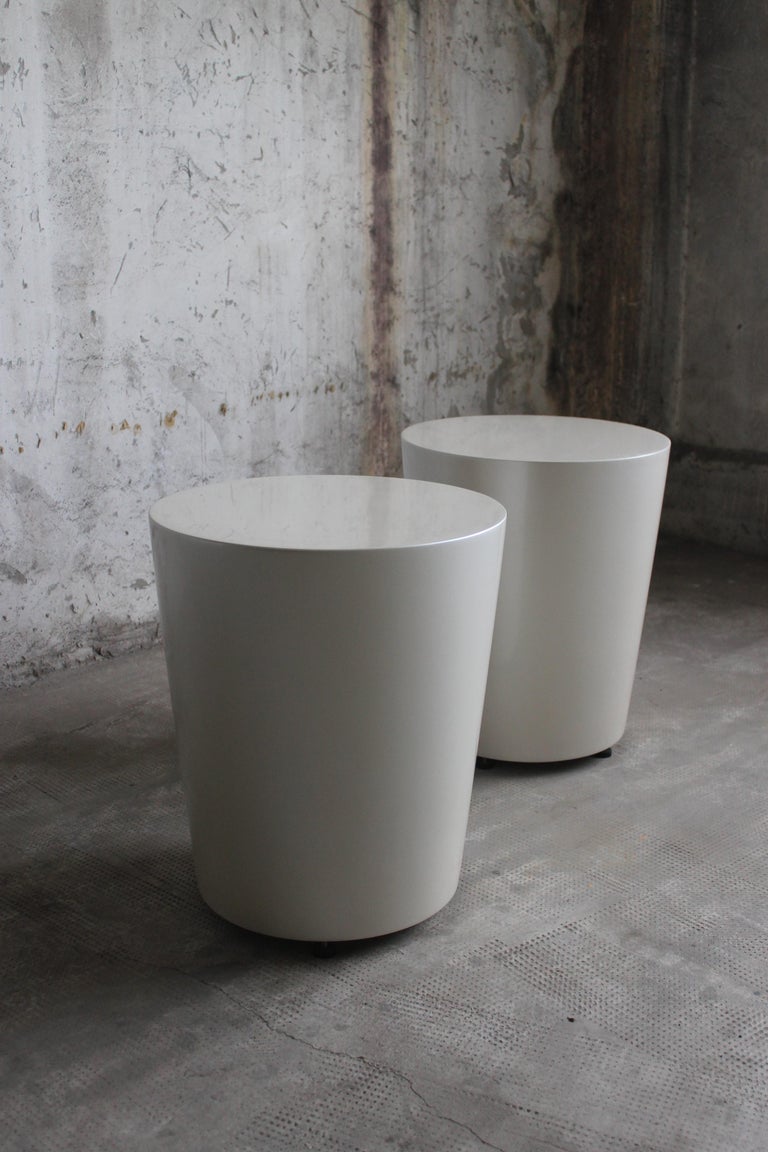 Fiberglass Lacquered Outdoor Conical Side Table from Costantini ...