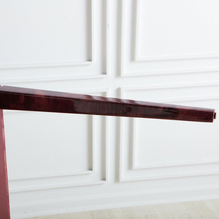 Lacquered Parchment Dining Table by Enrique Garcel, Colombia 20th ...