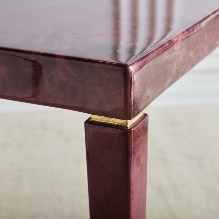 Lacquered Parchment Dining Table by Enrique Garcel, Colombia 20th ...