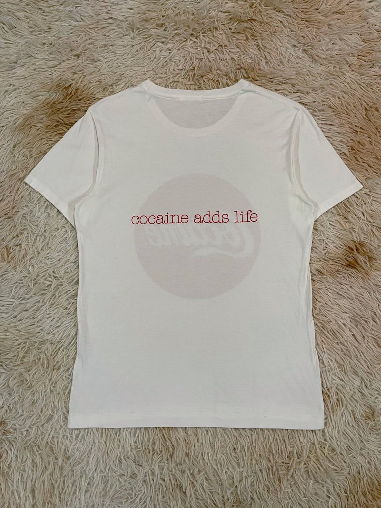 Lad Musician S/S2017 "Cocaine" T-Shirt For Sale at 1stDibs