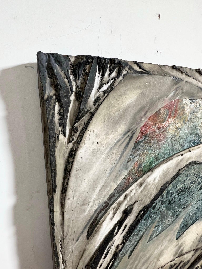 Laddie John Dill, A Sculptural Construction in Cement, Glass and ...