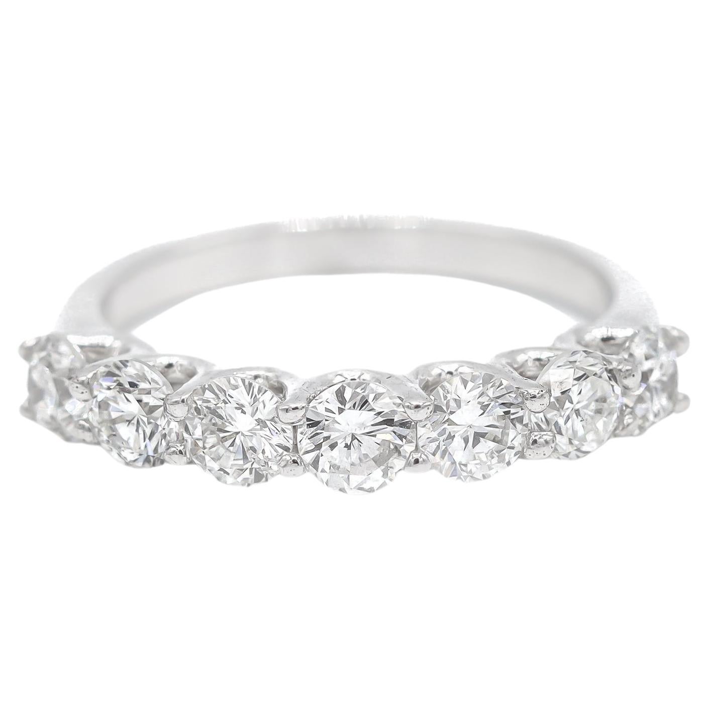 Customizable Alternating Double Ruby and Diamond Eternity Ring in 14K ...