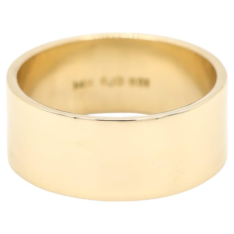 Ladies 14K Yellow Gold Band For Sale at 1stDibs