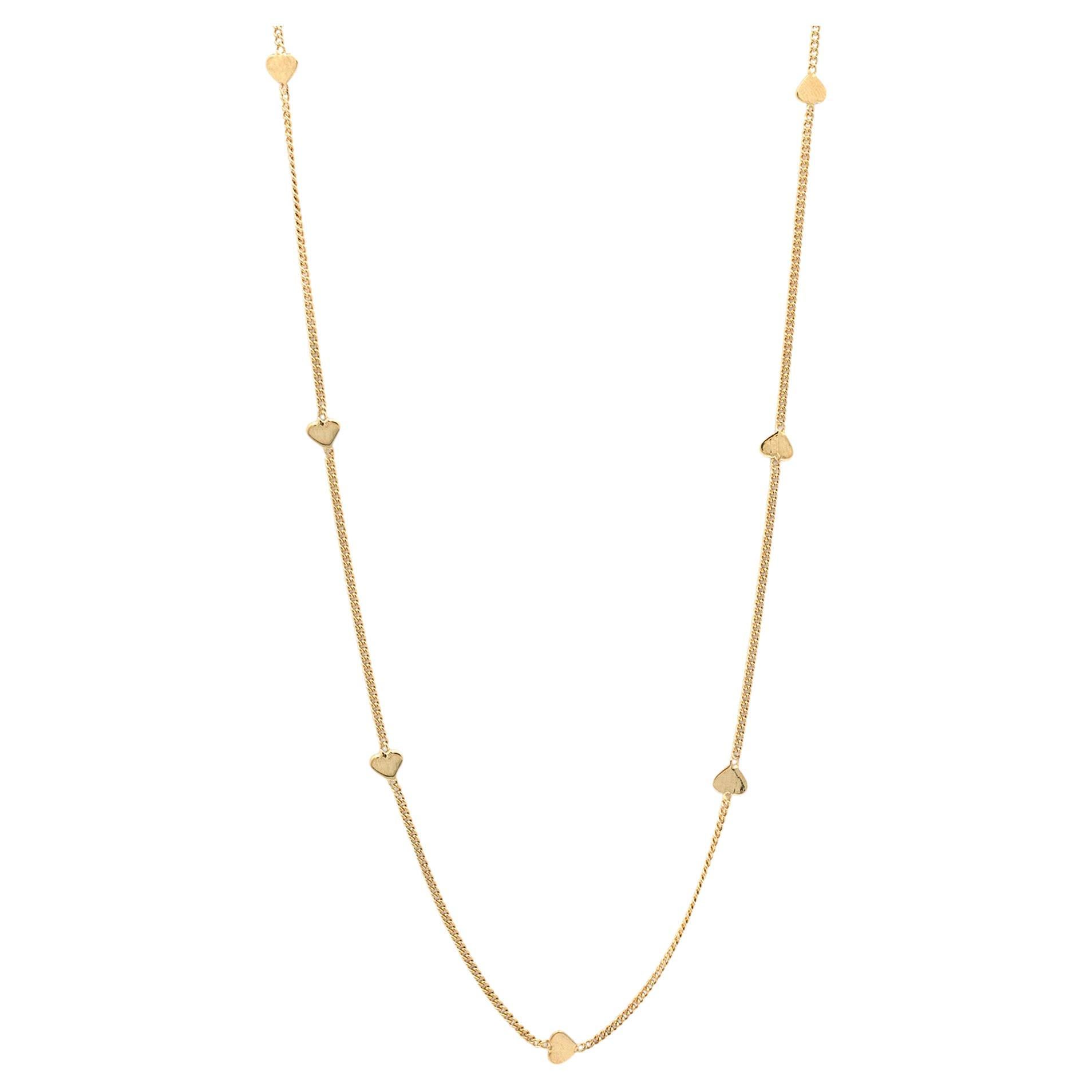 Dainty Real Ruby Round Station Chain Necklace in 14k Solid Yellow Gold ...